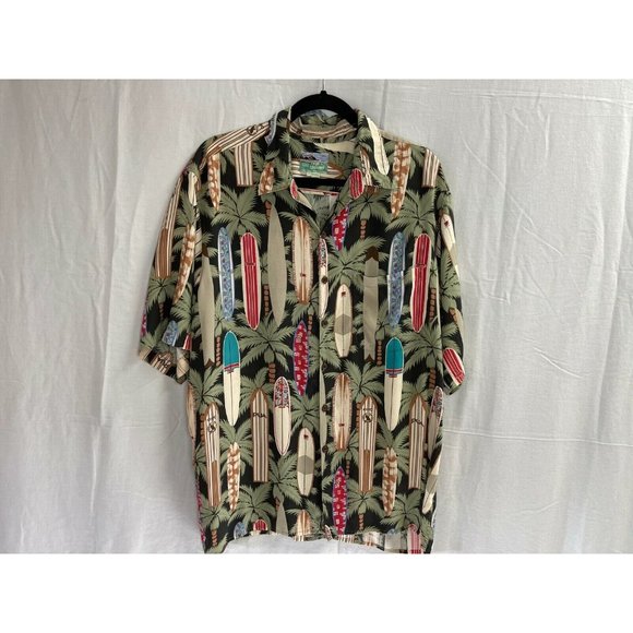 reyn spooner | Shirts | Reyn Spooner Hawaiian Shirt Mens Large Surf ...
